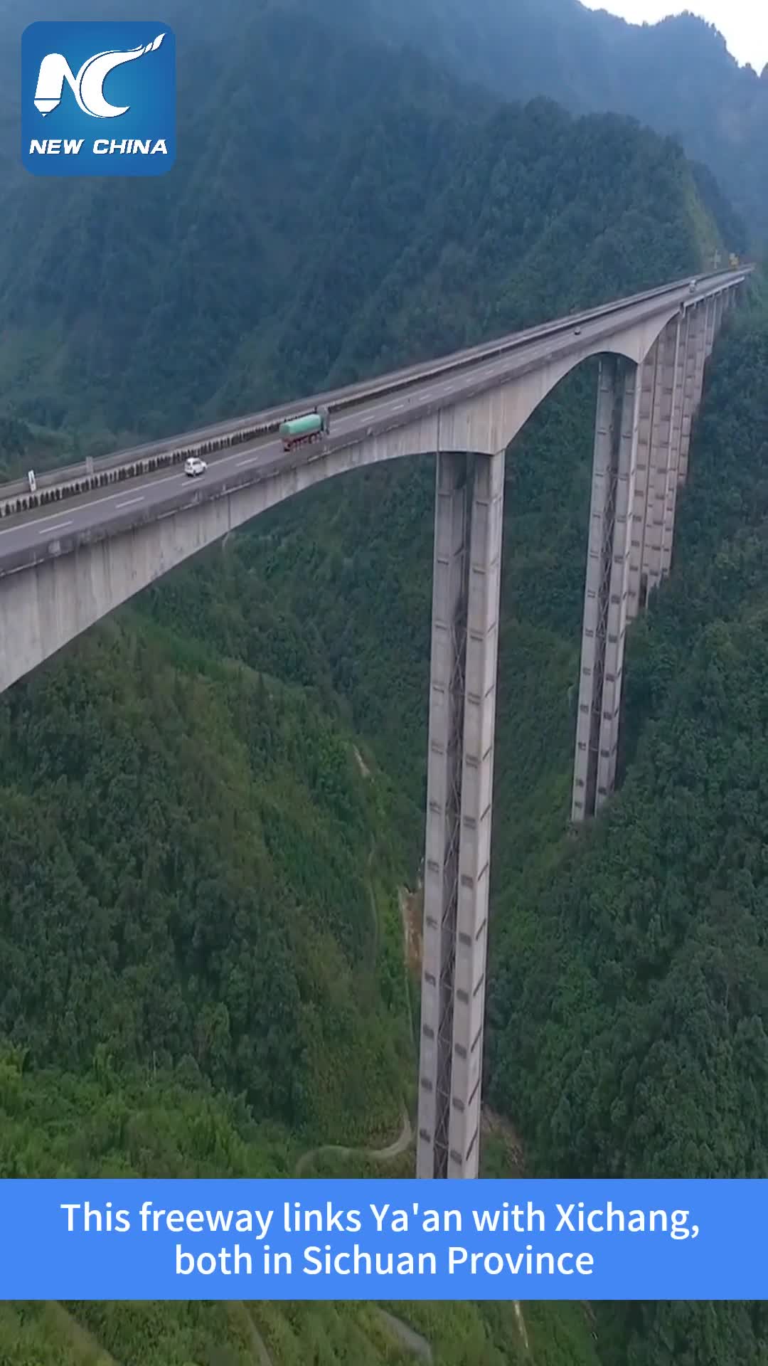 "Expressway in the clouds" in China's Sichuan-China Story